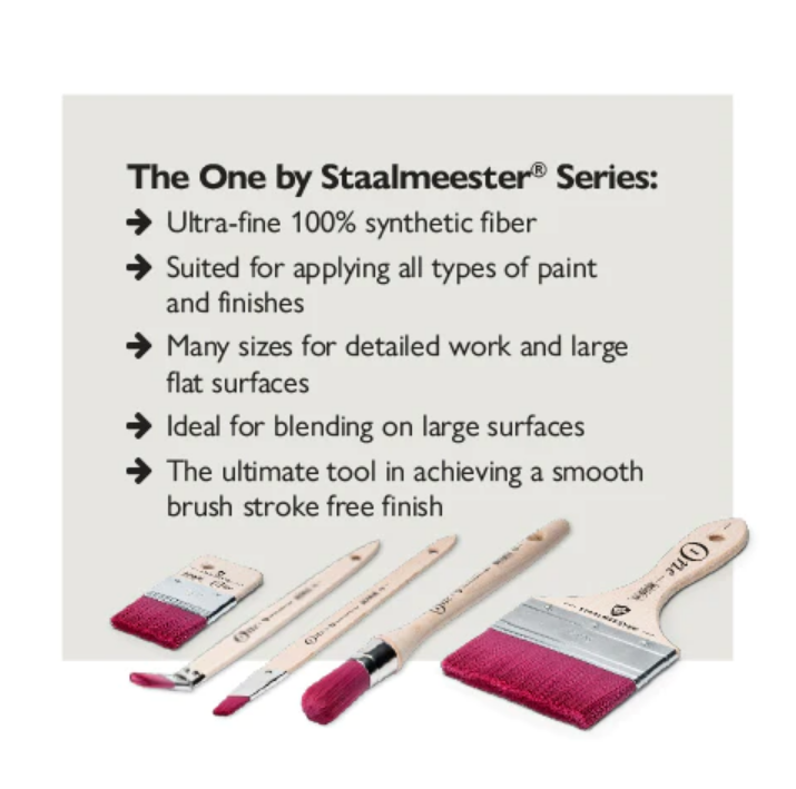 Staalmeester Spalter Brush- One Series #100 4 Inch - Fusion Mineral Pa ...